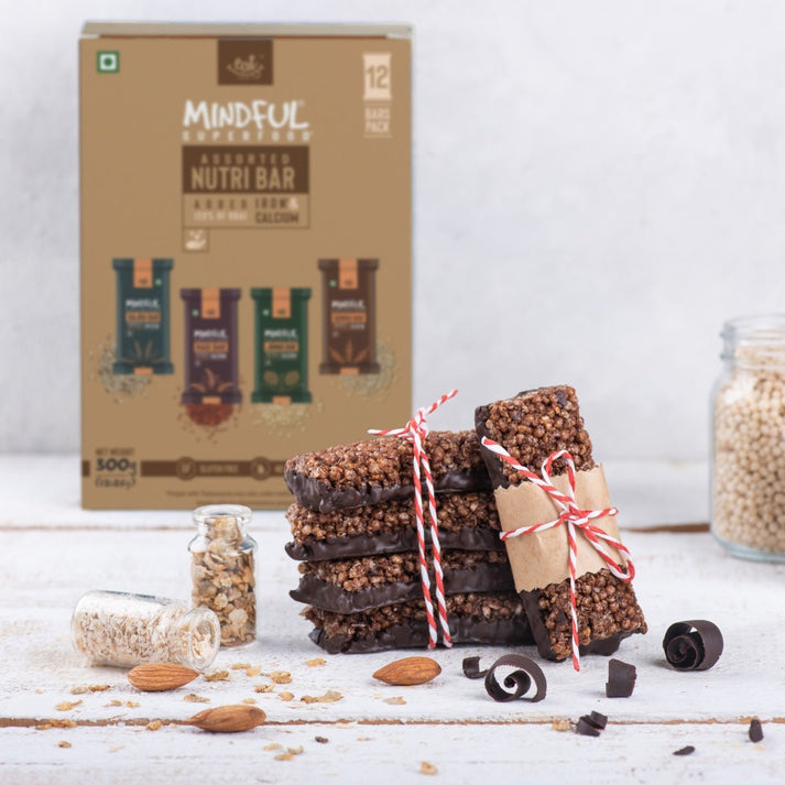 Mindful Assorted Millet Bar | Nutri Healthy Bar Variety Box - EAT Anytime