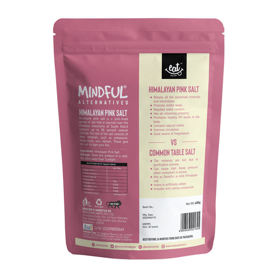 Pink Salt | Buy Himalaya Pink Salt | Healthy Pink Salt - EAT Anytime 400g